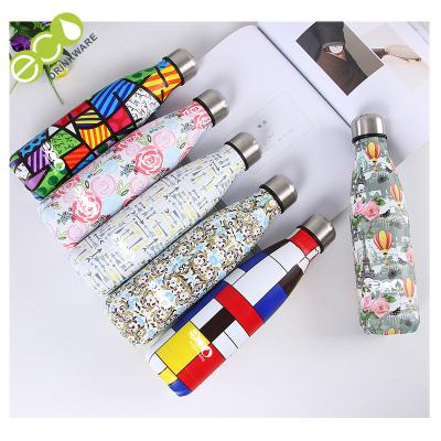 China Thermos Travel Leak Proof Stainless Steel Water Bottle 500ml Customized Logo for sale