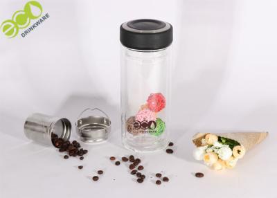 China Professional Outdoor Gym Tea And Fruit Infuser Bottle Transparent Color for sale