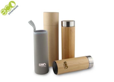 China 500ml Stainless Steel Bamboo Tea Thermos 24 Hour Hot And Cold Thermos for sale