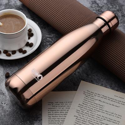 China Electroplate Sports Thermos Cola Shape Material 304 Stainless Steel Vacuum Flask for sale