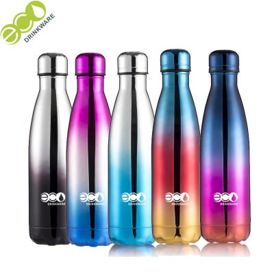 China GV003  500ML/17OZ In Stock Double Wall Stainless Steel cola shaped Vacuum Insulated bottle thermos for sale