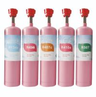 China Purity 99.99% R410A 800g HFC Refrigerant Disposable Cylinder for sale