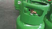China 10kg Refillable 410A Refrigerant Gas 99.99% R410A 25lb Cylinder for sale