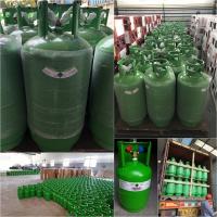China 10kg Refillable 410A Refrigerant Gas 99.99% R410A 25lb Cylinder for sale