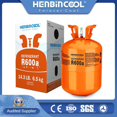 China 99.95% Isobutane R600A Refrigerant Odorless Refrigerant for sale