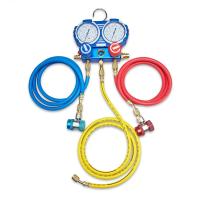 China Ail Filled Pressure Meter Gauge Manifold Gauge Set For R22 134a 404a for sale