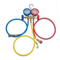 China R134A R410A Refrigeration Manifold Gauge Ac R134a Manifold Gauge Set for sale