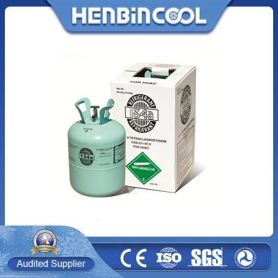 China Disposable Cylinder R134A Refrigerant Gas with Steel Handle 13.6(30LB)KG/13.6L 22.7KG(50LB)/22.7L for sale