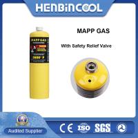 China 14oz MAPP GAS Cylinder 399.7g Map Pro Gas Cylinder Hand Torch Fuel for sale