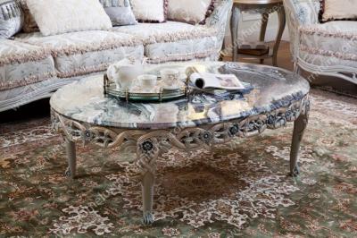 China Classic Carved Marble Center Table For Sale FC-103A for sale