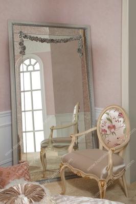China Square Large Decorative Floor Mirror FG-102 for sale