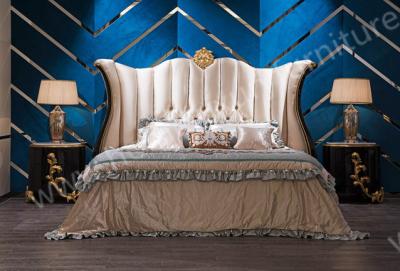 China 2015 new design swing bed modern luxury princess wood bed design for bedroom for sale