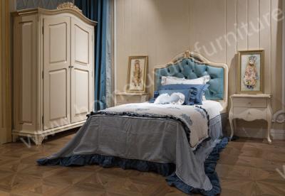 China Boys Room Furniture 1.2 m Wooden Fabric Single Bed FB-116 for sale