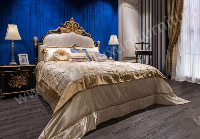 China kingbed Furniture for bedroom modern royal luxury master wooden bed TA-028 for sale