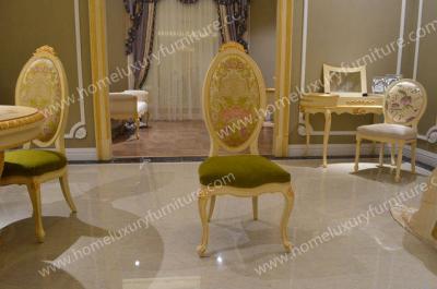 China Retro french italian leather dining chair for sale