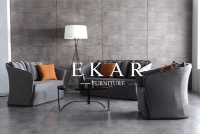 China Classical Gray Color Modern Sofa Set Living Room Design A18 for sale