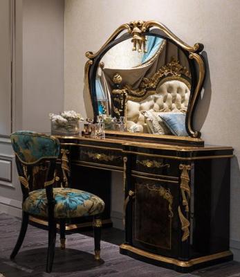 China Rococo furniture mirrored chest drawers latest bedroom furniture designs TE-029 for sale