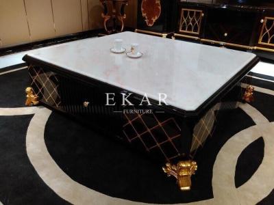 China Slate Coffee Table Marble Chess Table Modern Glossy Furniture Table Stone Coffee Table TT- for sale