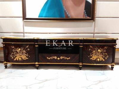 China Unique Ornate Furniture Online Cherry Wood TV Stands TR-028 for sale