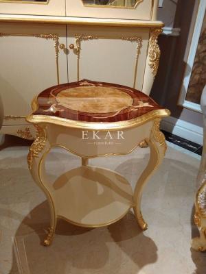 China Middle Ages Style Small Round Sofa Side Table FC-138B for sale