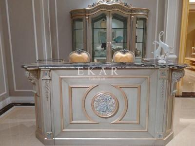 China Bar Counter Kitchen Bar Furniture Dubai Cocktail Bar Station Coffee Liquor Bar FVC-133 for sale