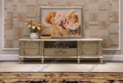 China Home Furniture Western-Style Modern Tv Stand Modern Recycle Wood Tv Stand for sale
