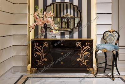 China wholesale modern dining room black sideboard TH023 for sale