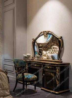 China Rococo furniture mirrored chest drawers latest bedroom furniture designs TE-029 for sale