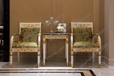 China Modern Vintage Wooden Living Room Decorative Wholesale Upholstery Armchair for sale