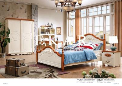 China American Style Mediterranean White Clothes cabinet wooden wardrobe for sale