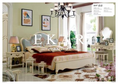 China Colonial Style Furniture Carved Headboard Bedroom Luxury for sale