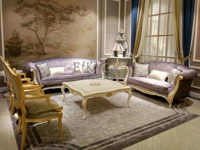 China Sofa home wooden frame silver color living room furniture living room sets FF113 for sale