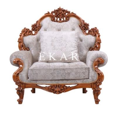 China Classic Wooden Fabric Sofa Design, Living Room Sofa for sale