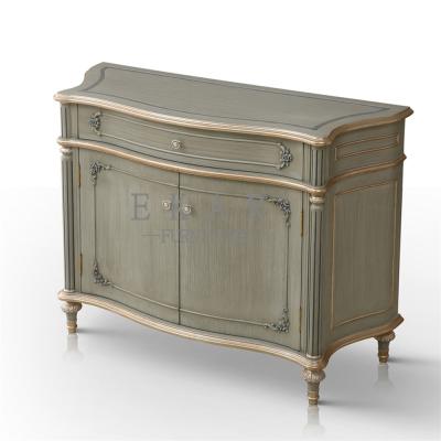 China Shabby Chic Vintage Sideboard Wooden Low Sideboard 2 Door Sideboard Luxury Sideboard for sale