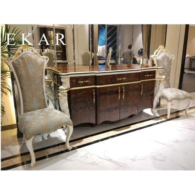 China Home Furniture Noble Birch Solid Wooden Sideboard for sale