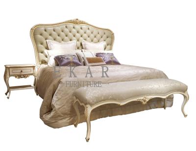 China Modern bed Bedroom set Kingbed Solid wood Bed New Classic Style night stand FB-188 for sale