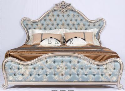 China Beds classic bed king bed royal luxury bed solid wood bed supplier Italy style LS-A803A for sale