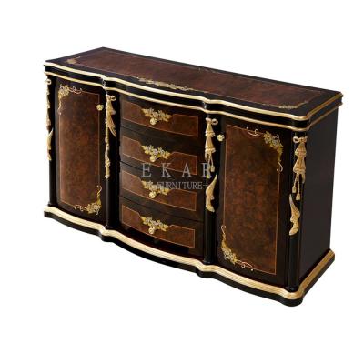 China Luxury Vintage Living Room Furniture Wooden Storage Cabinet TF-029 for sale