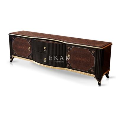 China Birch Wood Classic Antique Tv Stand Wood Furniture for sale