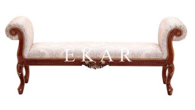 China Leather And Fabric Ottoman End Bed Bedroom Stool And Bench for sale