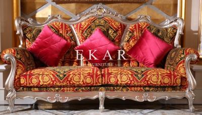 China Living Room Elegant Sofa Set Classical Fabric Chesterfield Sofa LS-A803T for sale
