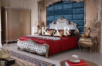 China Royal Bed Solid Wood Bedroom Furniture  LS-A318A-1 for sale