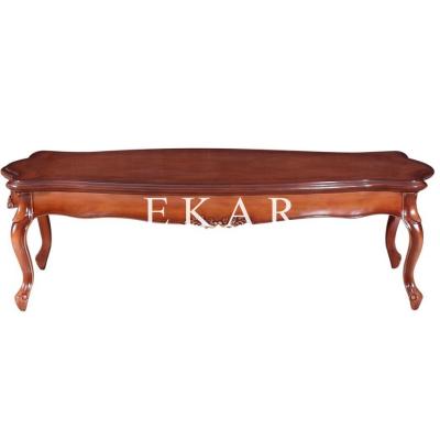 China Traditional Square Luxury Wooden Vintage Coffee Table For Living Room LS-A313J-1 for sale