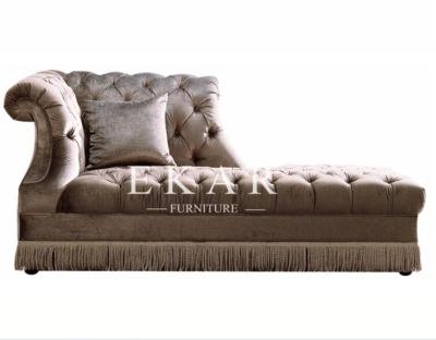 China Antique chaise lounge furniture for sale / french wooden chaise lounge MKBN-KD2600-001A for sale