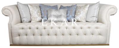 China Classic Solid Wood 3 Seater Chesterfield Sofa for Hotel MKBN-KS3301-003 for sale