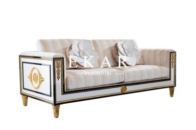 China Spanish Style Wooden Design Royal Furniture Sofa Set FLN-M-SF201 for sale