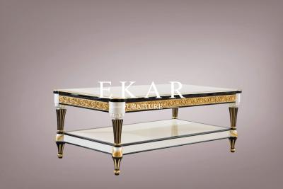 China Living Room High Quality French Carved Coffee Table FLN-M-CJ301 for sale