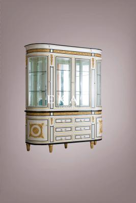 China Large glass for home dining room howcase cabinet display FLN-M-CG201 for sale