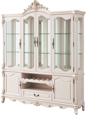 China Wooden Glass Whiskey Dining Room Cabinet OY-JG02 for sale