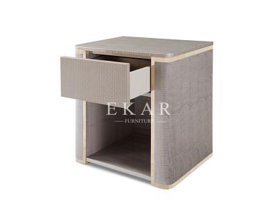China Bedroom Bedside Table With Drawer Modern Nightstand W009B11 for sale